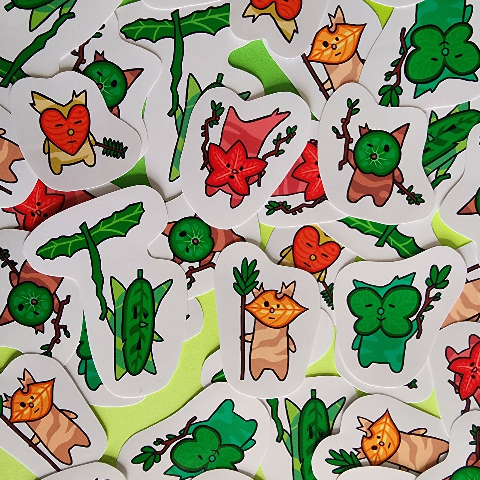Cute Korok Vinyl Sticker Set Legend of Zelda Breath of the - Etsy