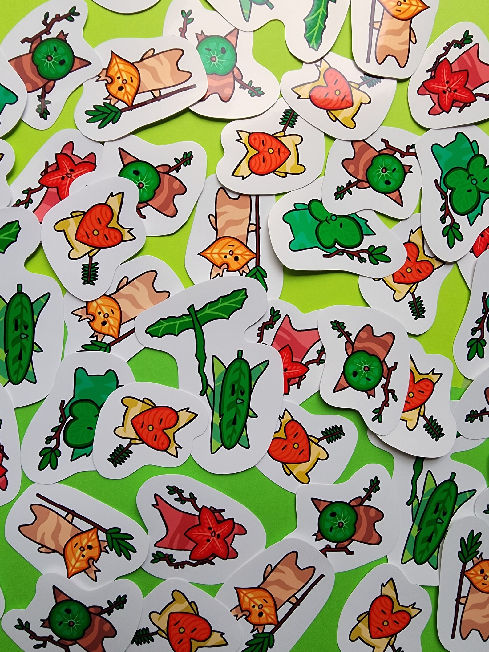 Cute Korok Vinyl Sticker Set Legend of Zelda Breath of the - Etsy