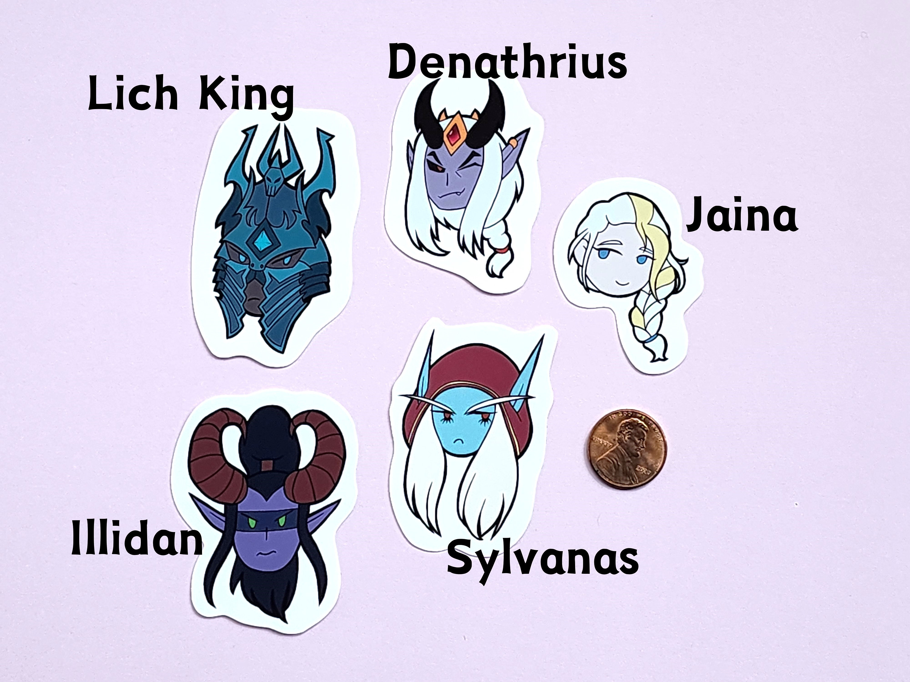 Cute World of Warcraft Character Stickers Wow Chibi Stickers Kawaii ...