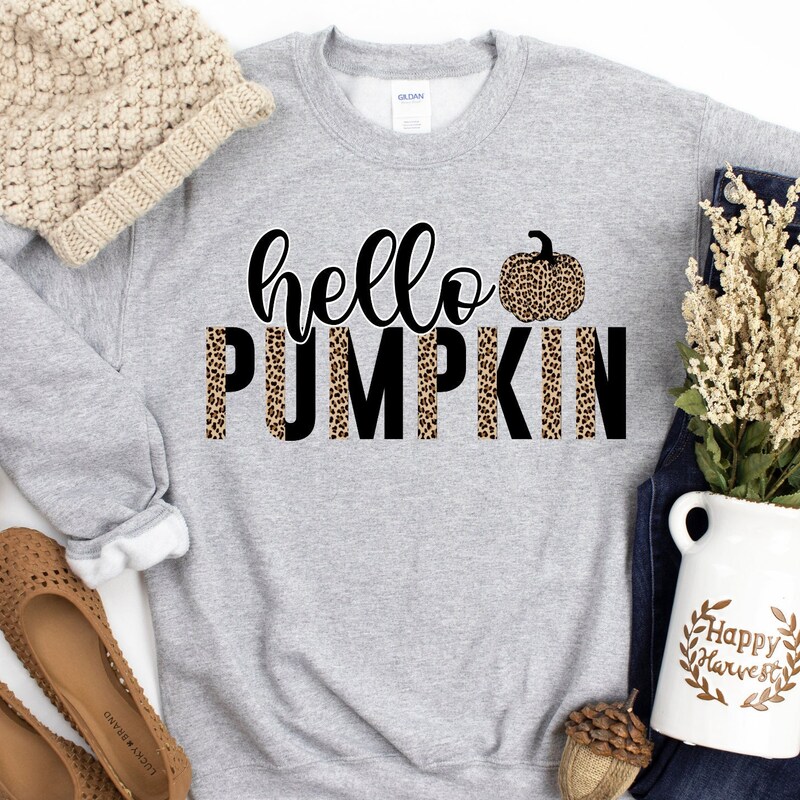 Hello Pumpkin Sweatshirt - Etsy