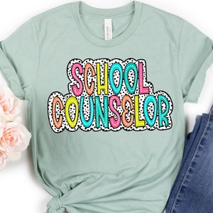 School Counselor Dalmatian Shirt // School Counselor Tee // Counselor ...