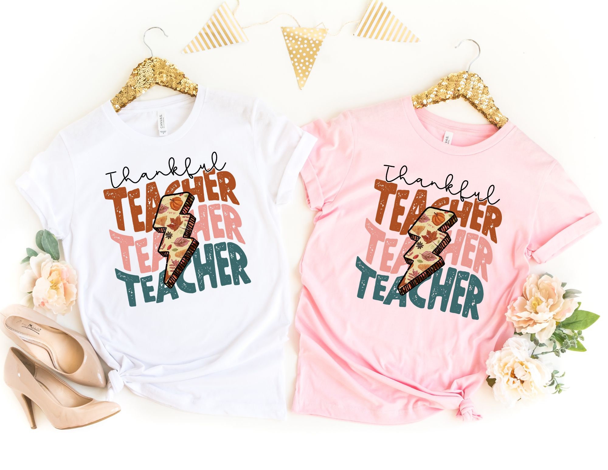 Thankful Teacher Shirt // Fall Teacher Shirt // Thanksgiving - Etsy