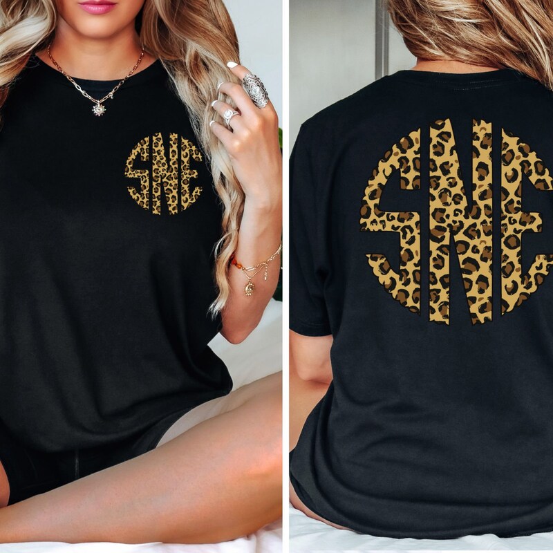 Monogram Tshirts - Etsy