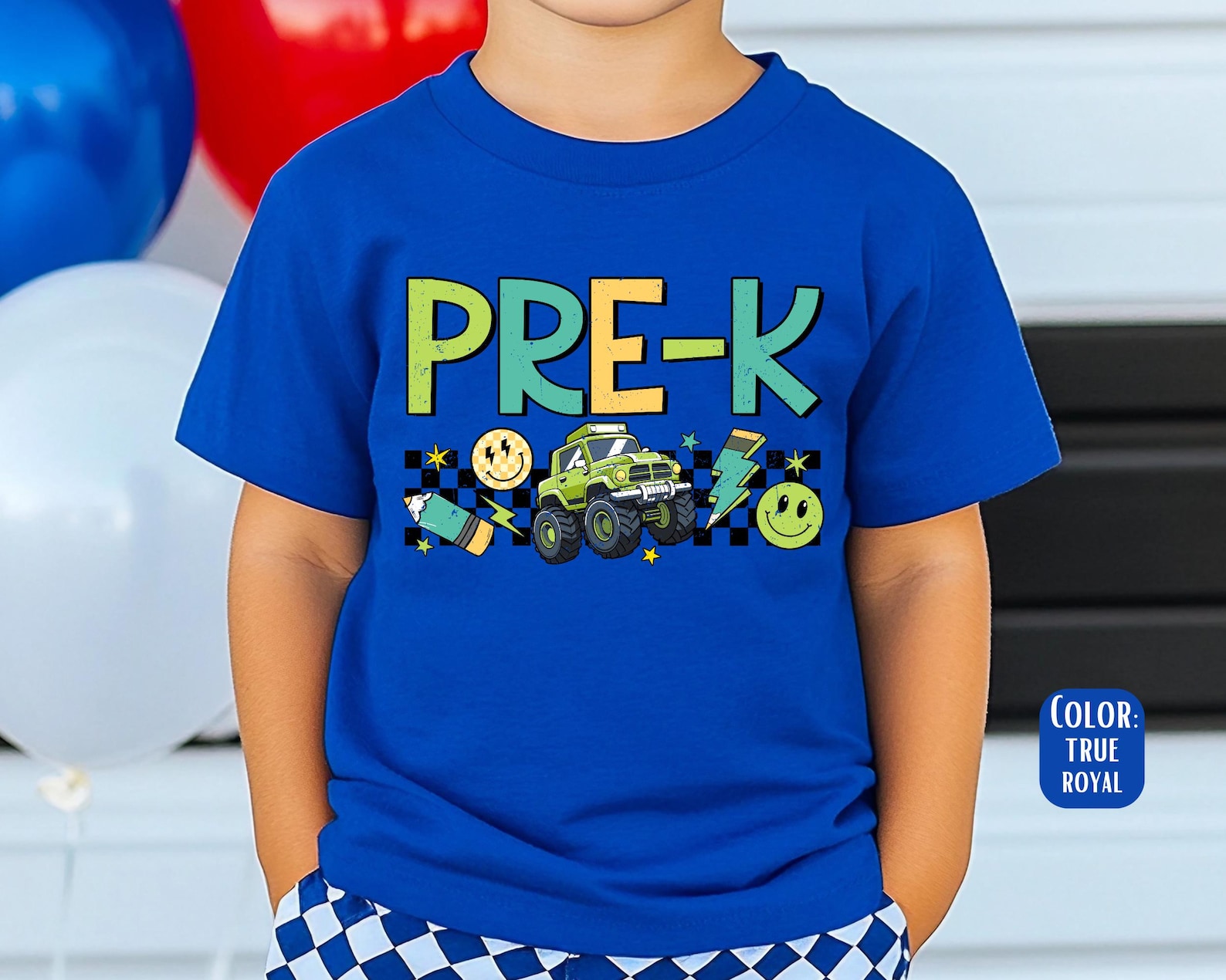 Monster Truck Pre-k Shirt: First Day of School Boys Tee - Etsy