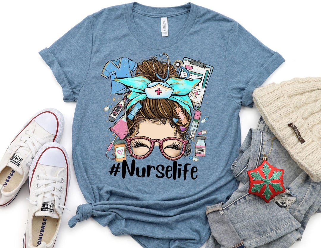 Nurse Life Bandana Shirt - Nursing School Tee - Etsy