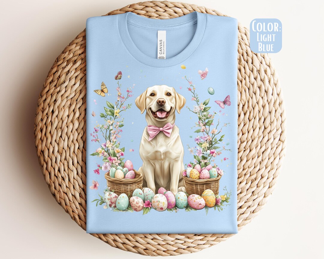 Yellow Labrador Easter Shirt, Yellow Lab Shirt, Labrador Retriever Mom ...