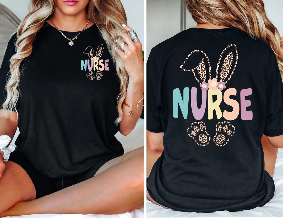 Easter Nurse Shirt, Easter Bunny Nurse Shirt, Nurse Easter Shirt, RN ...
