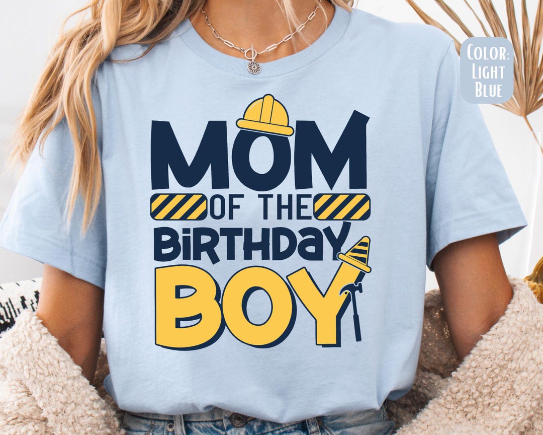 Mom Of The Birthday Boy Shirt