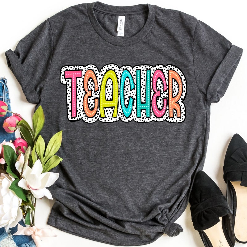 Teacher Tee - Etsy