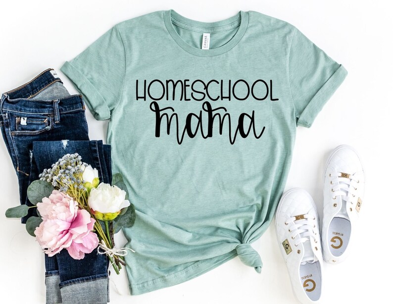 Homeschool Mama Shirt Homeschool Shirt Homeschooling Mom - Etsy