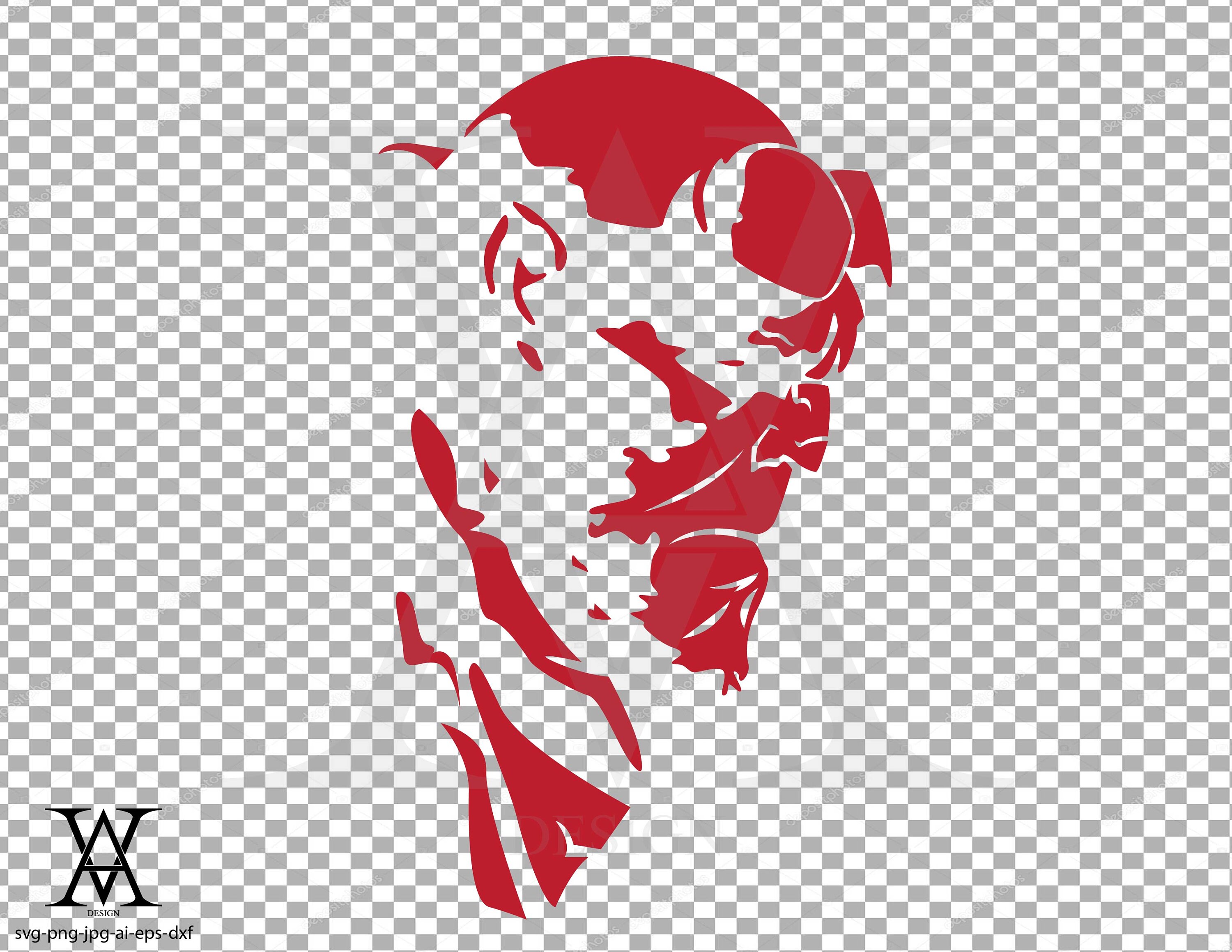 HELLBOY Clipart vector comic. INSTANT DOWNLOAD | Etsy