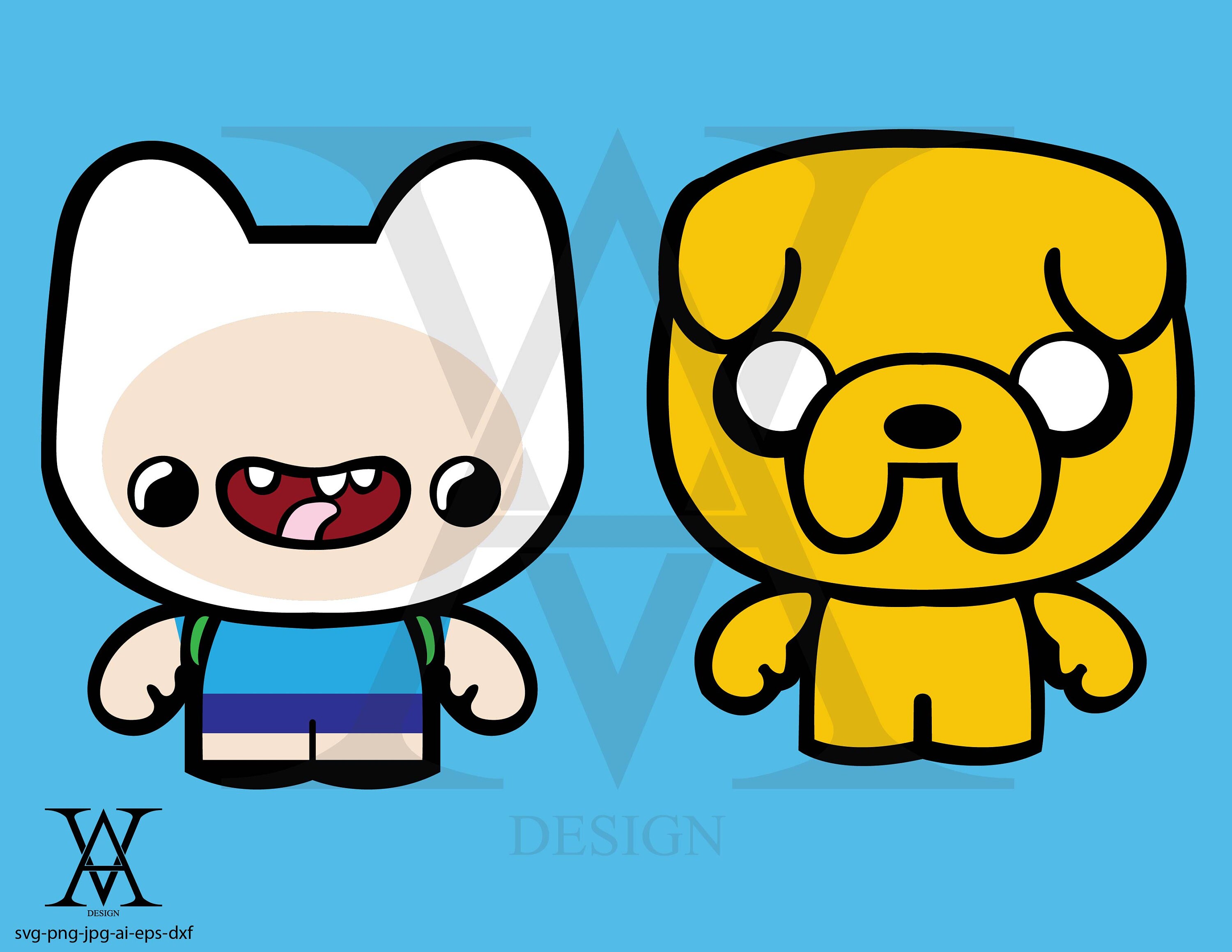 Adventure Time Clipart Vector. INSTANT DOWNLOAD - Etsy Hong Kong