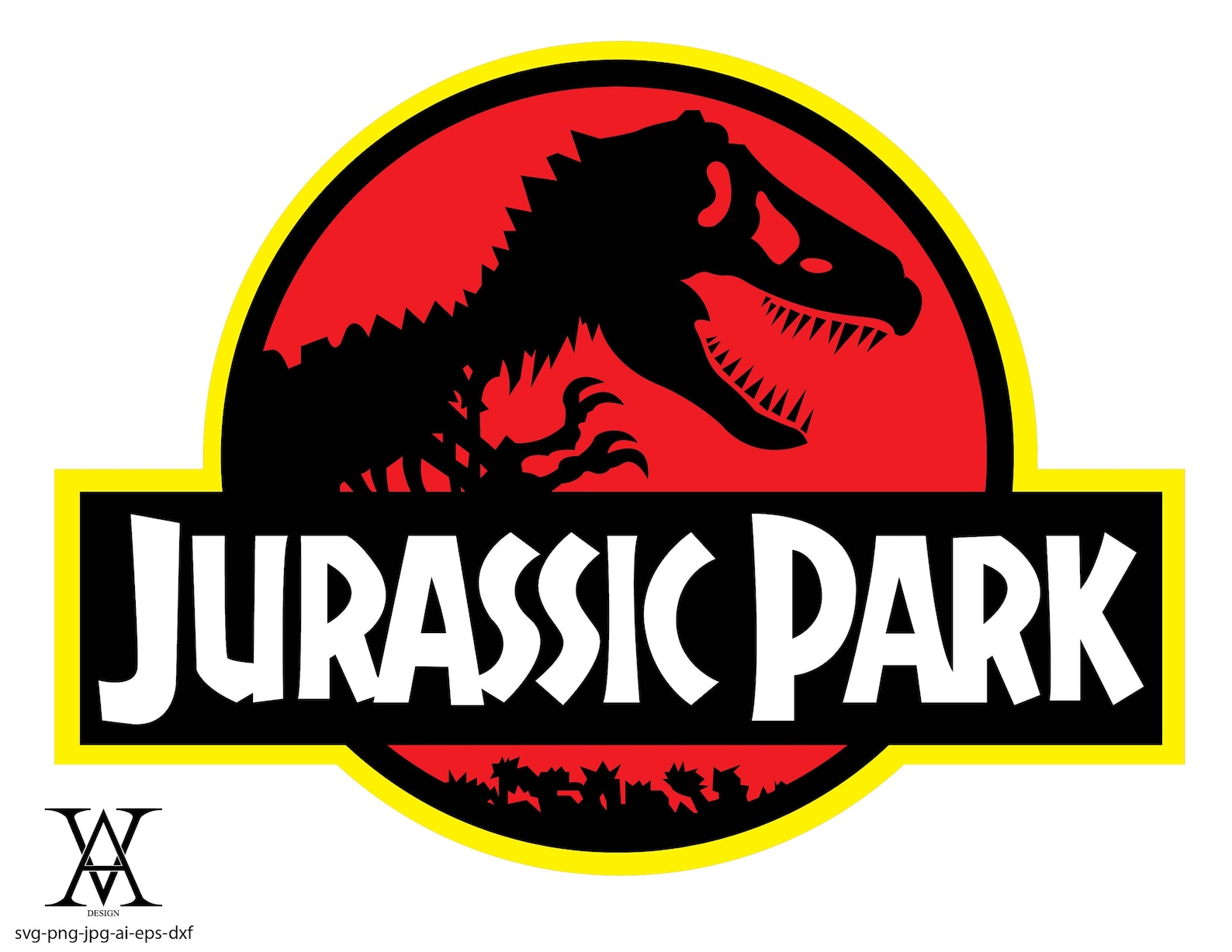 Jurassic Park vector. INSTANT DOWNLOAD | Etsy