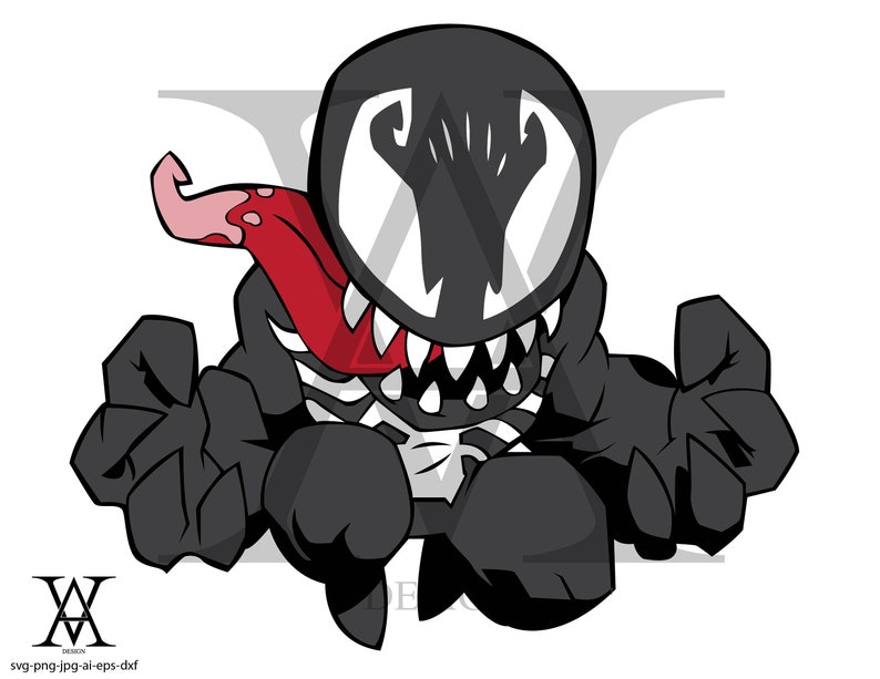 Venom Clipart Vector. INSTANT DOWNLOAD - Etsy