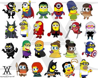 Custom Minion Art - Etsy