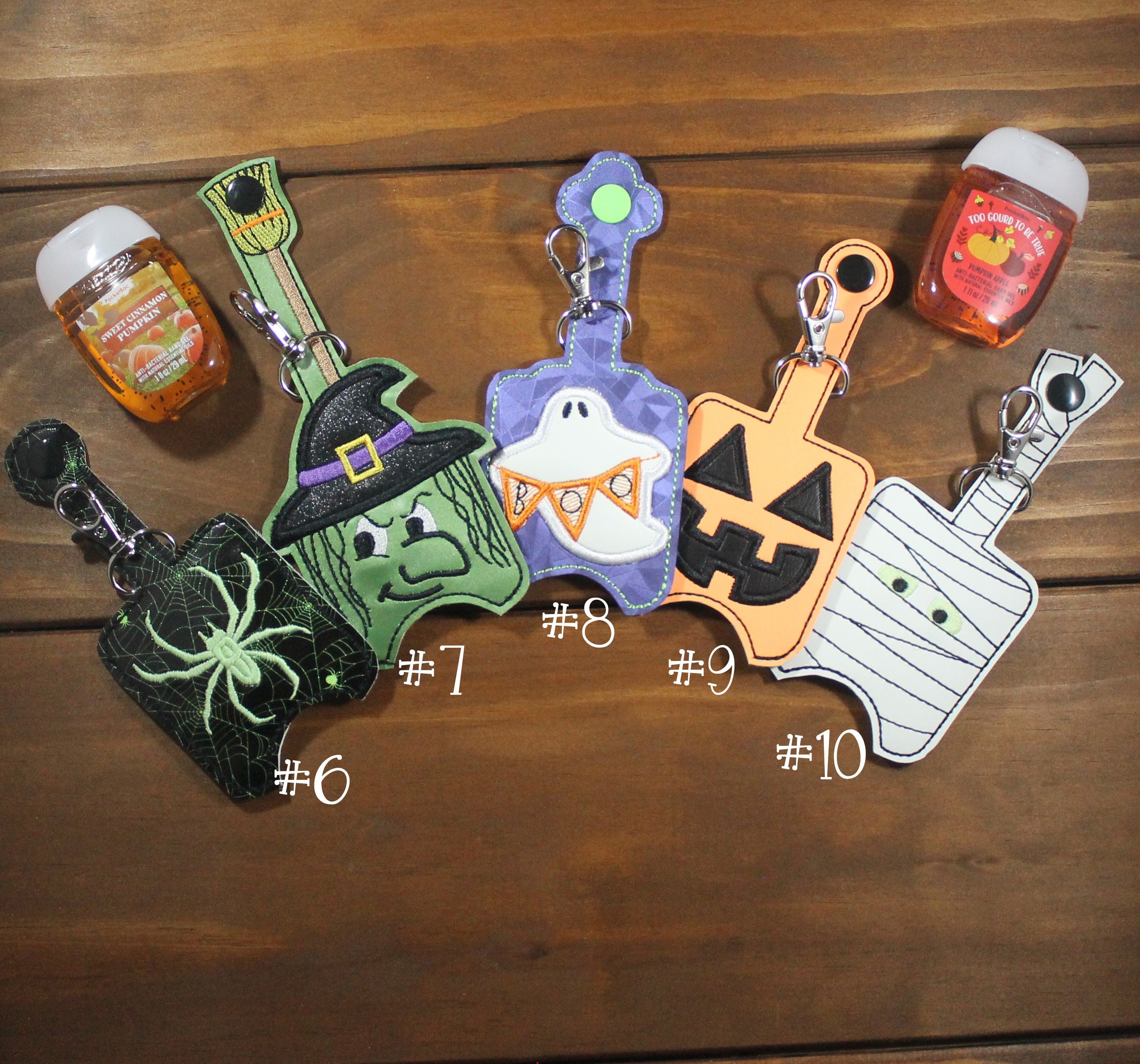 Halloween Sanitizer Holderwitch Ghost Spider Pumpkin Bat - Etsy