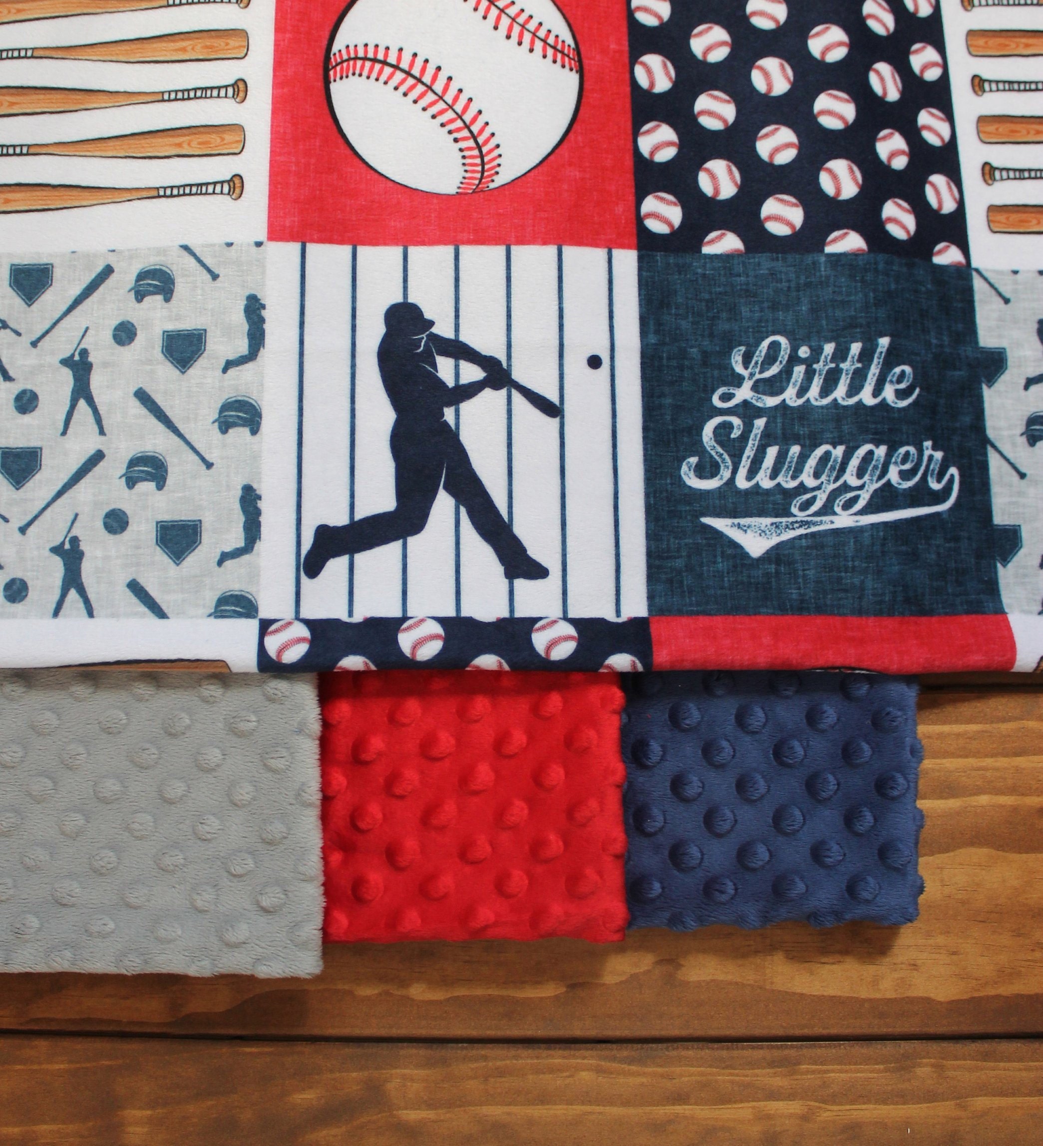 Little Slugger Baseball Monogram Boy Blanket Loveymonogram | Etsy