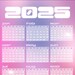 Printable 2025 Y2K Aesthetic Monthly Calendar – Retro 2000s-inspired ...