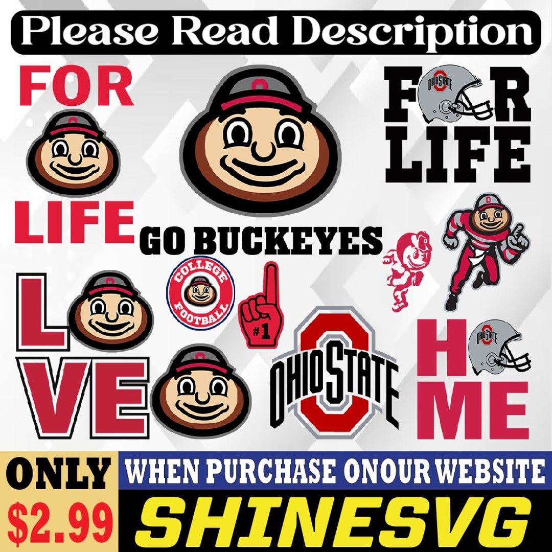 Ohio-state-buckeyes Football Team Svg Ohio-state-buckeyes - Etsy