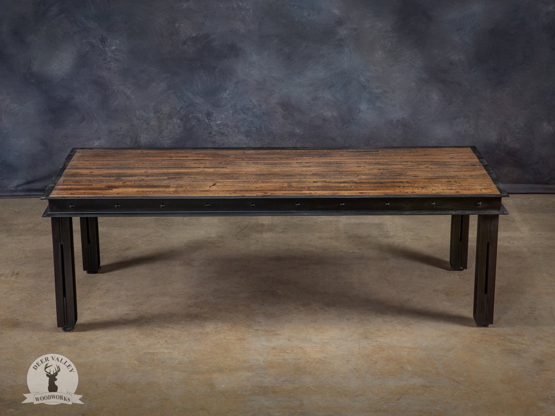 Rustic Conference Table Reclaimed Wood Conference Table Modern Barnwood ...