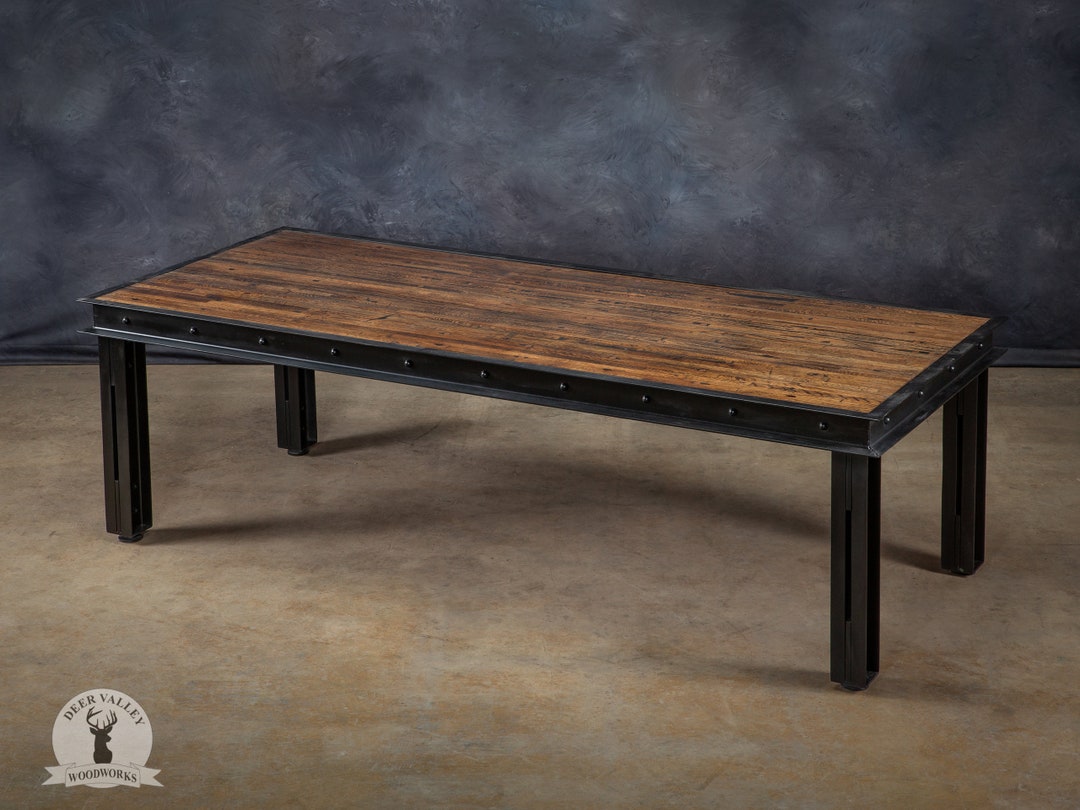 Industrial Conference Table Industrial Modern Boardroom Table ...