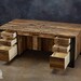Reclaimed Wood Executive Desk Office Computer Desk Industrial Desk With ...