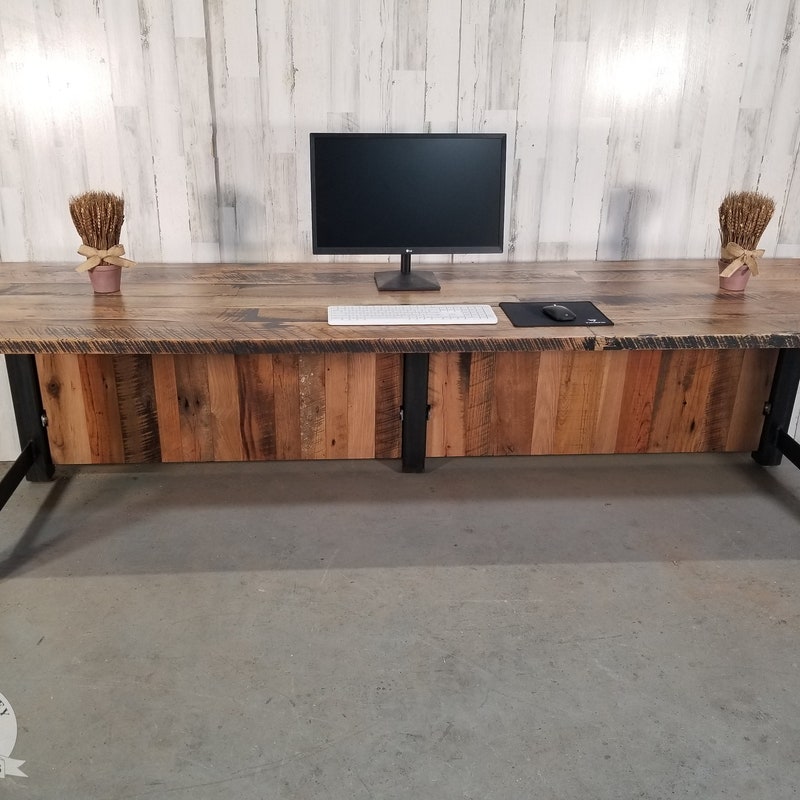 Reclaimed Wood Desk - Etsy