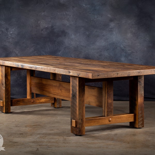 Reclaimed Wood Coffee Table - Etsy