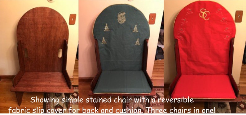 Santa Chair Lightweight and portable for Santa or anyone | Etsy