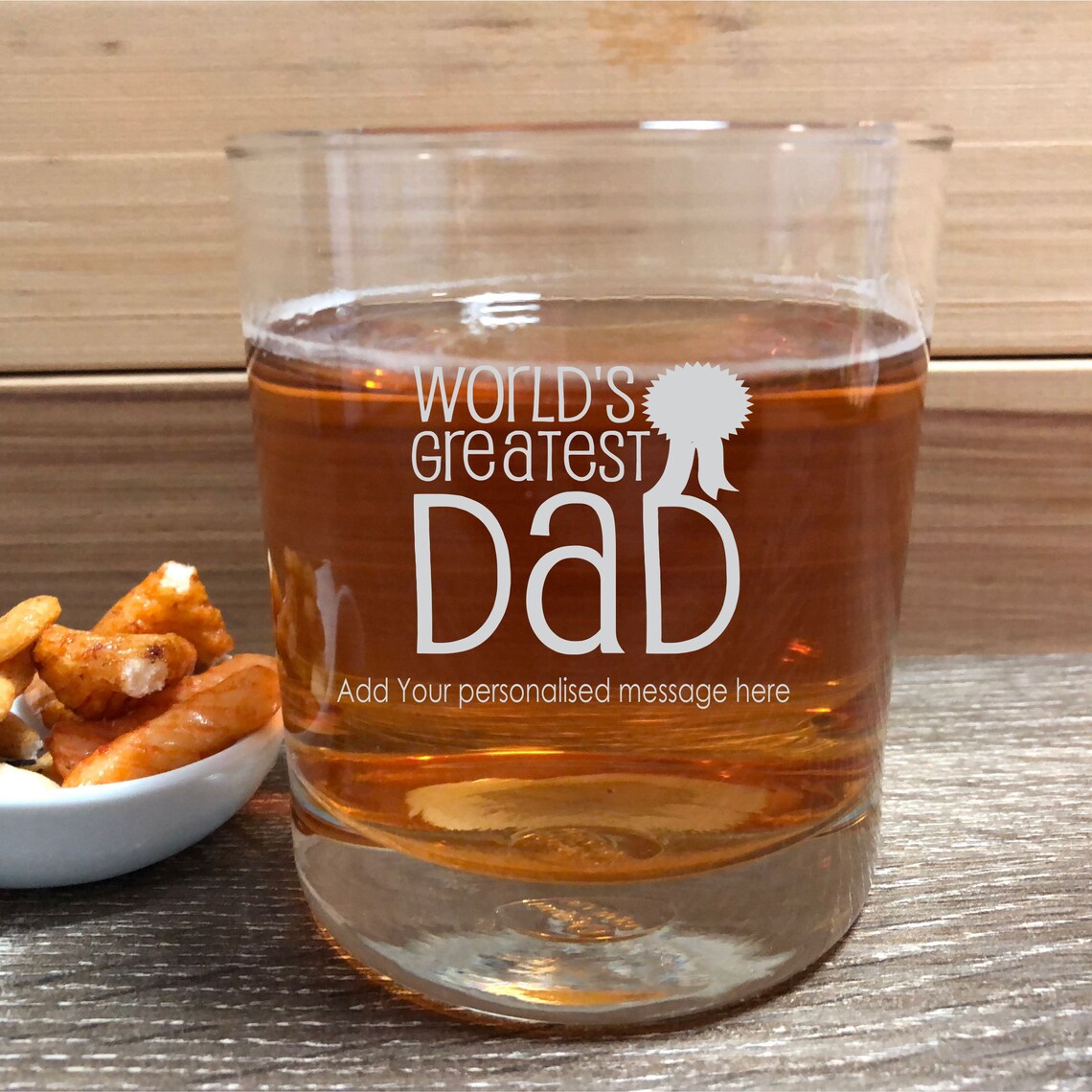 Fathers Day Scotch Whiskey Glass Bourbon Glass Personalised Engraved ...