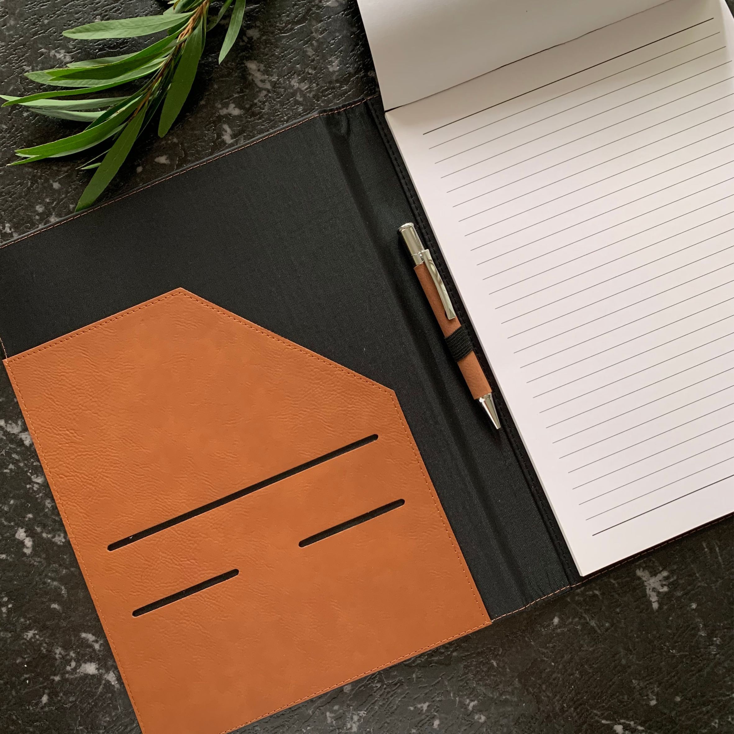 Fathers Day Personalised Leatherette Notebook With Pen Laser | Etsy