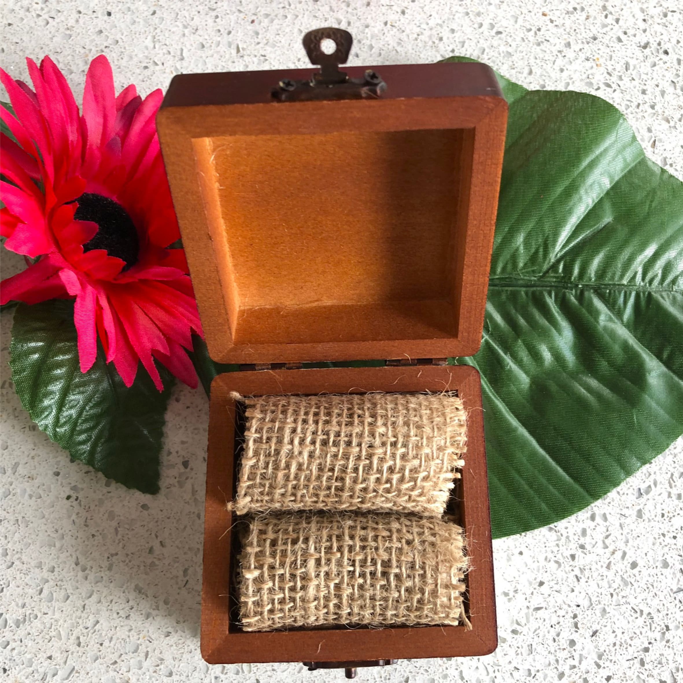 Personalised Timber Wedding Ring Box Wooden Ring Box Wedding | Etsy