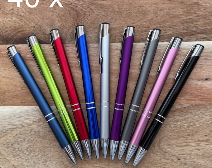 Custom Engraved Personalized Metal Pens Wedding School Gift Business ...