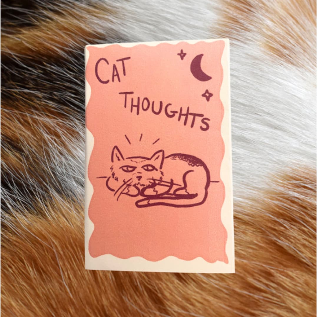 Cat Thoughts: Cat Affirmations Mini-zine - Etsy