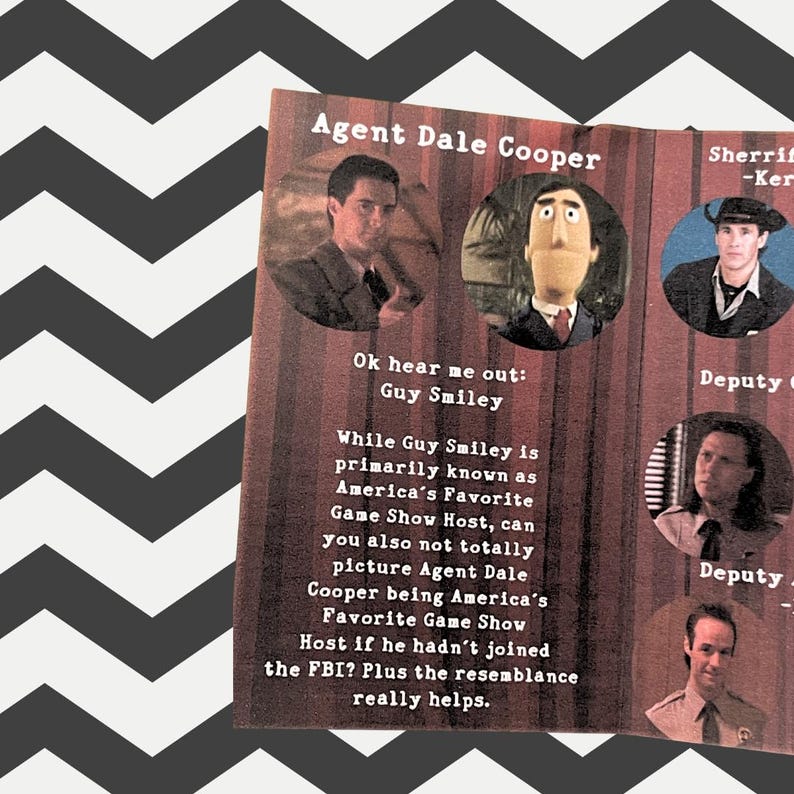 Muppets as Twin Peaks Characters Zine - Etsy