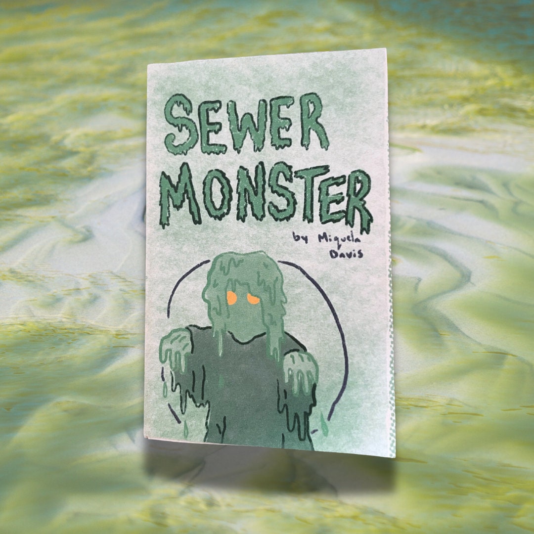Sewer Monster Mini-zine: Halloween Spooky Cryptid Childhood Folklore ...