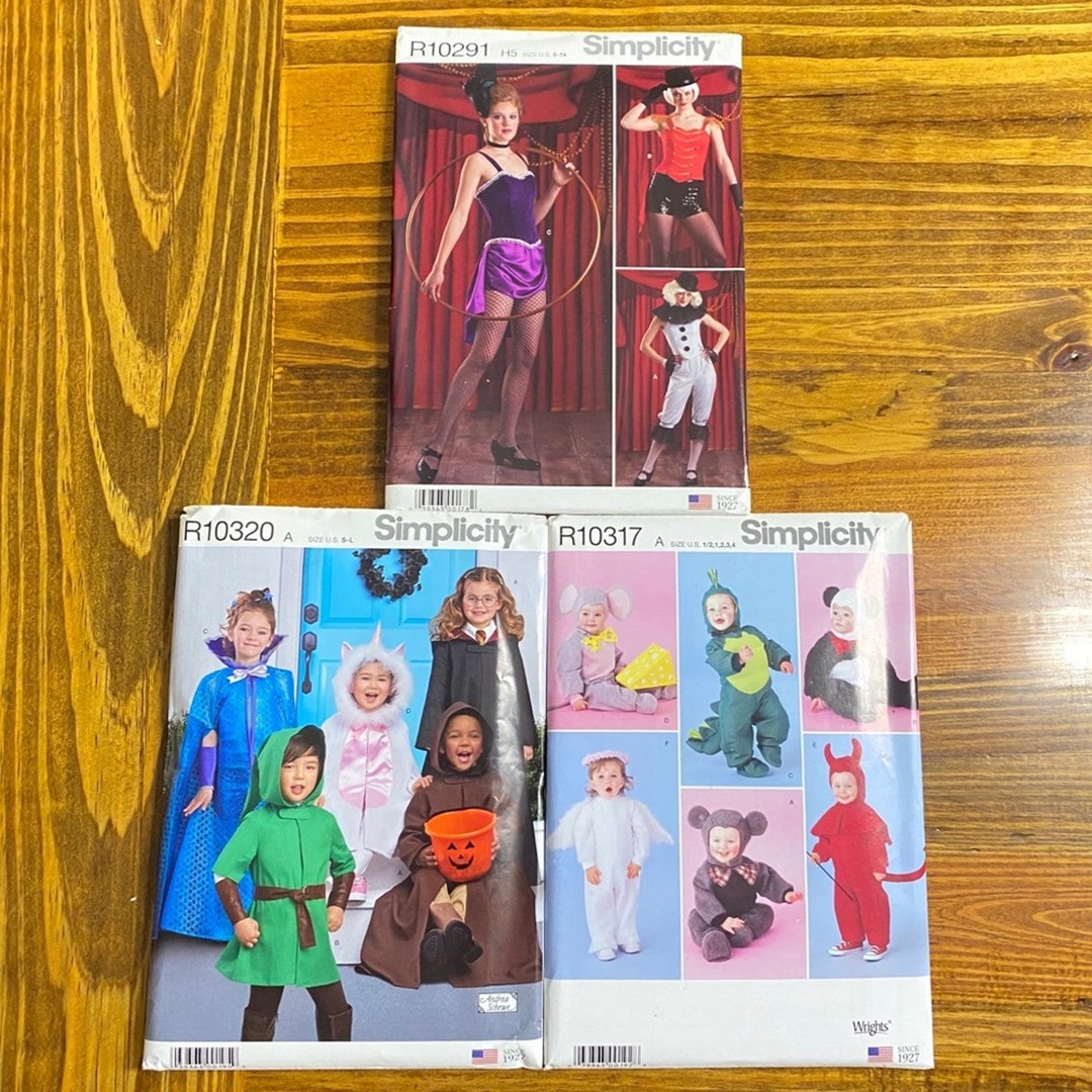 SIMPLICITY | COSTUME PATTERNS New! - Halloween, Cosplay, Misses, Child ...
