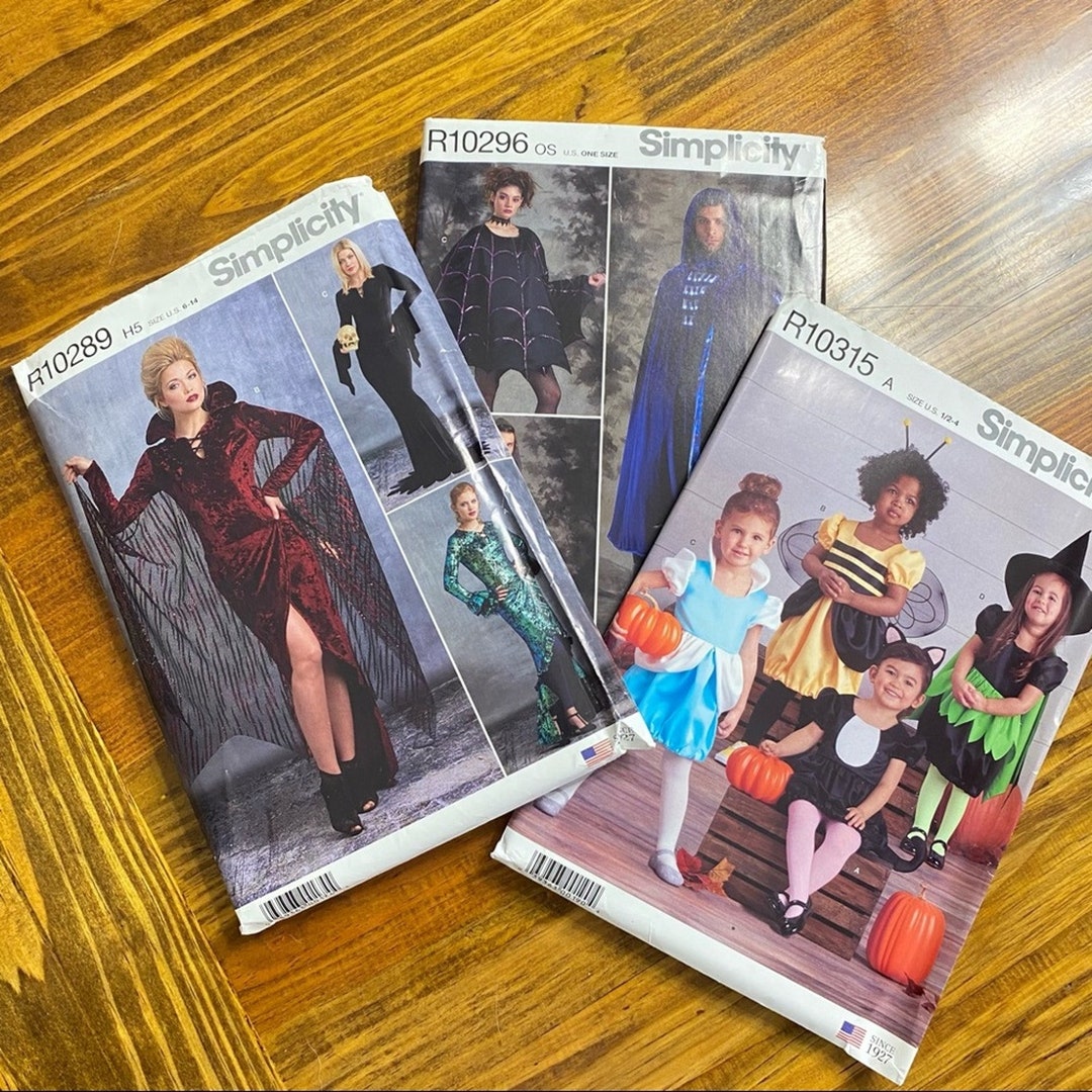 SIMPLICITY | Costume Patterns NEW! Halloween Adult Missy Men Unisex ...