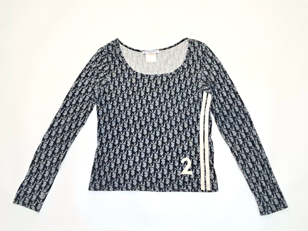Vintage Christian Dior Monogram Shirt Long Sleeve - Etsy