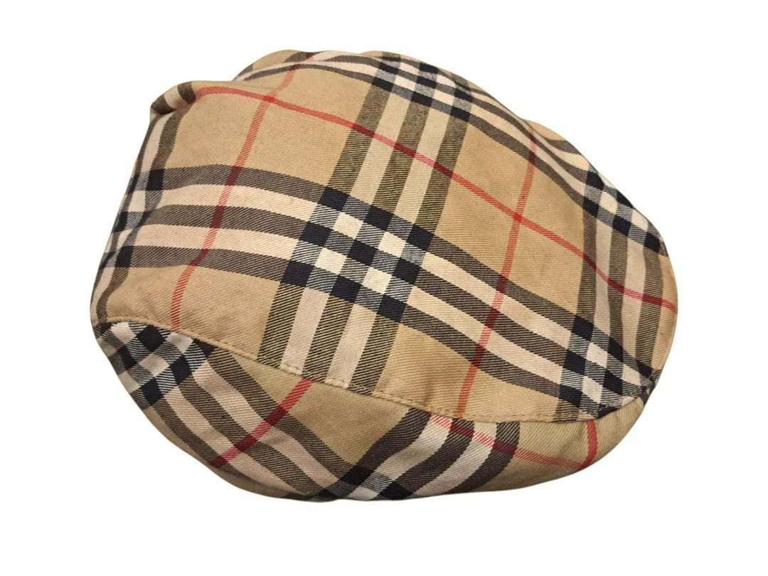 Vintage BURBERRYS of London Nova Check Flat Cap / News Boy Cap - Etsy