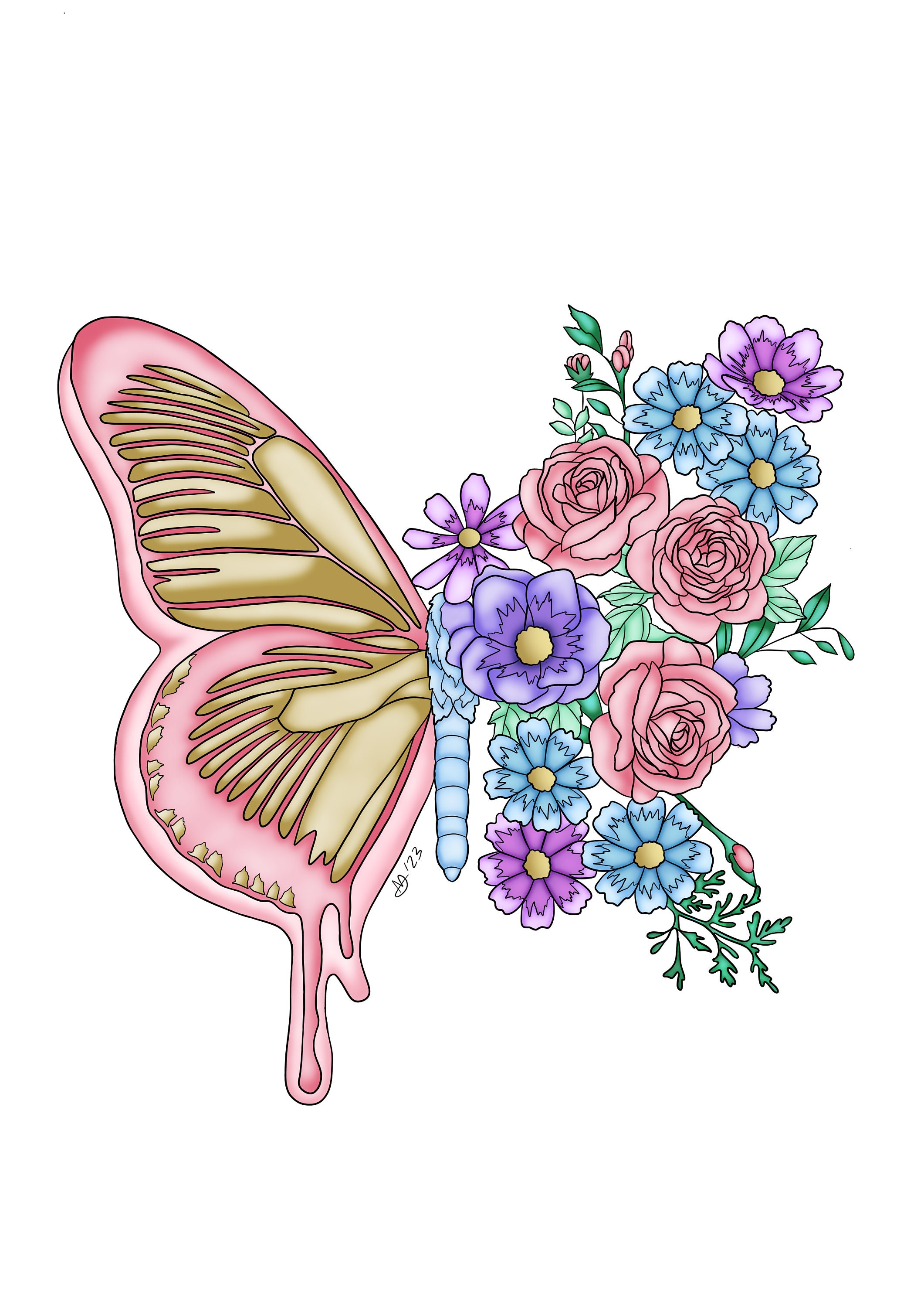 Digital Stamp Coloring Page PDF Coloring Instant Download - Etsy