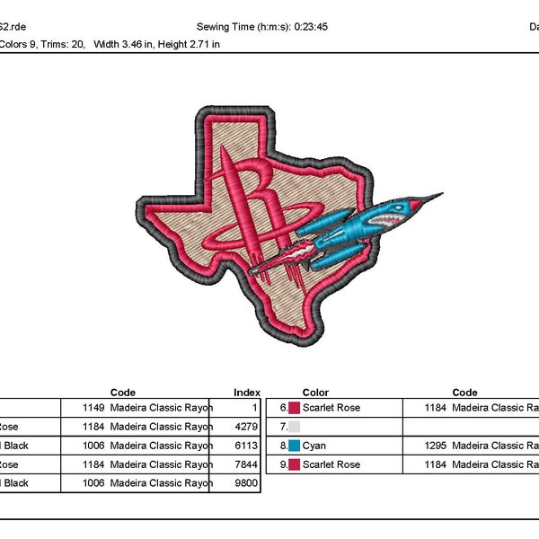 Rockets Embroidery - Etsy