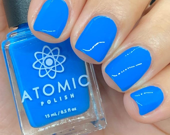 Blue-dapest bright Blue HTF Color Street Nail Strips - Etsy