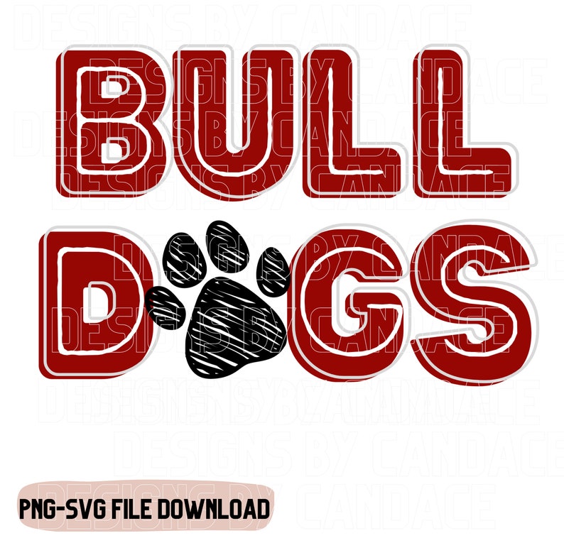 Maroon Bulldogs Svg School Mascot Svg Teacher Svg Bulldog - Etsy