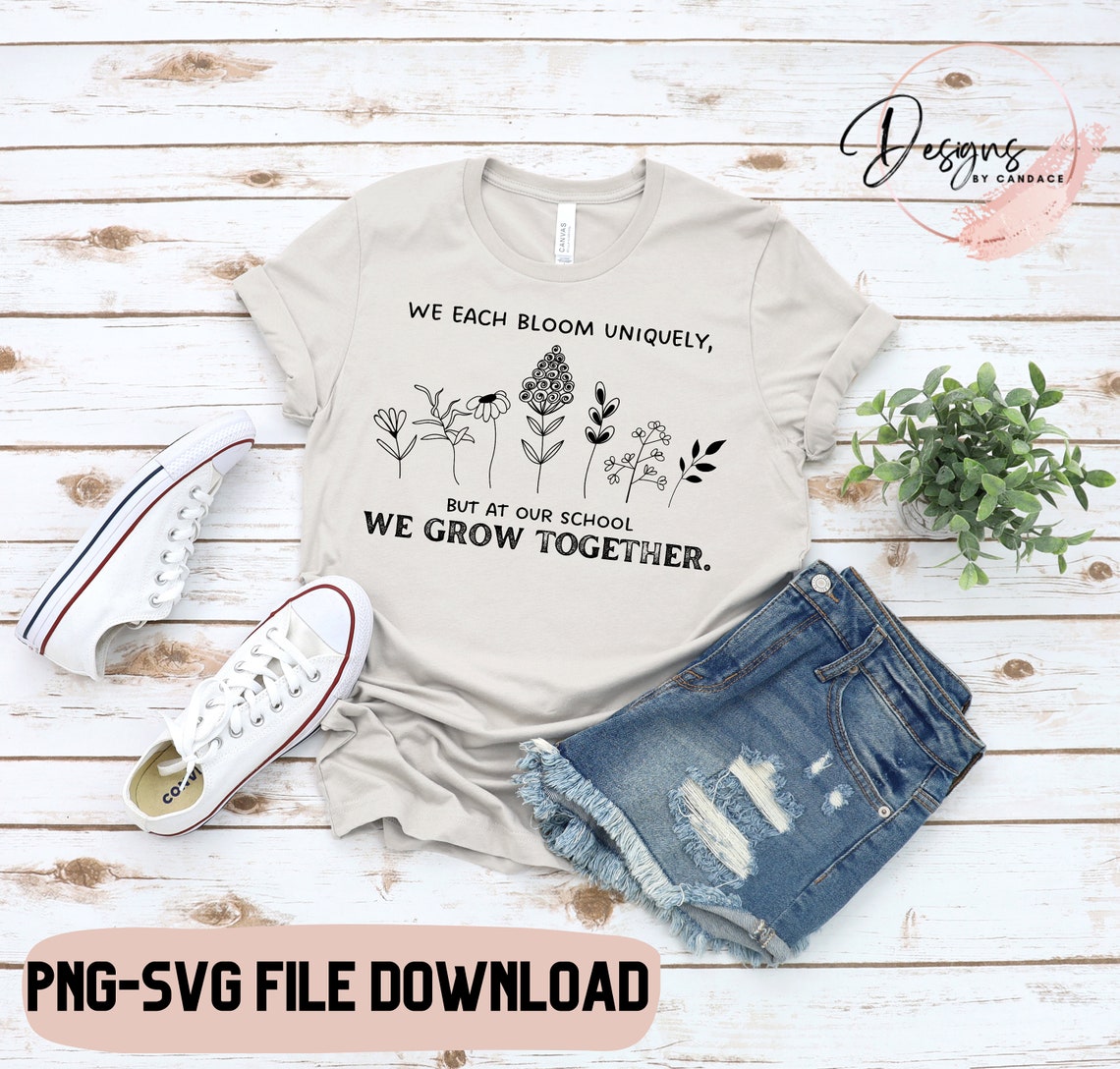 School Svg, Teacher Svg, Growth Svg, Unique Svg, Back to School Shirt ...