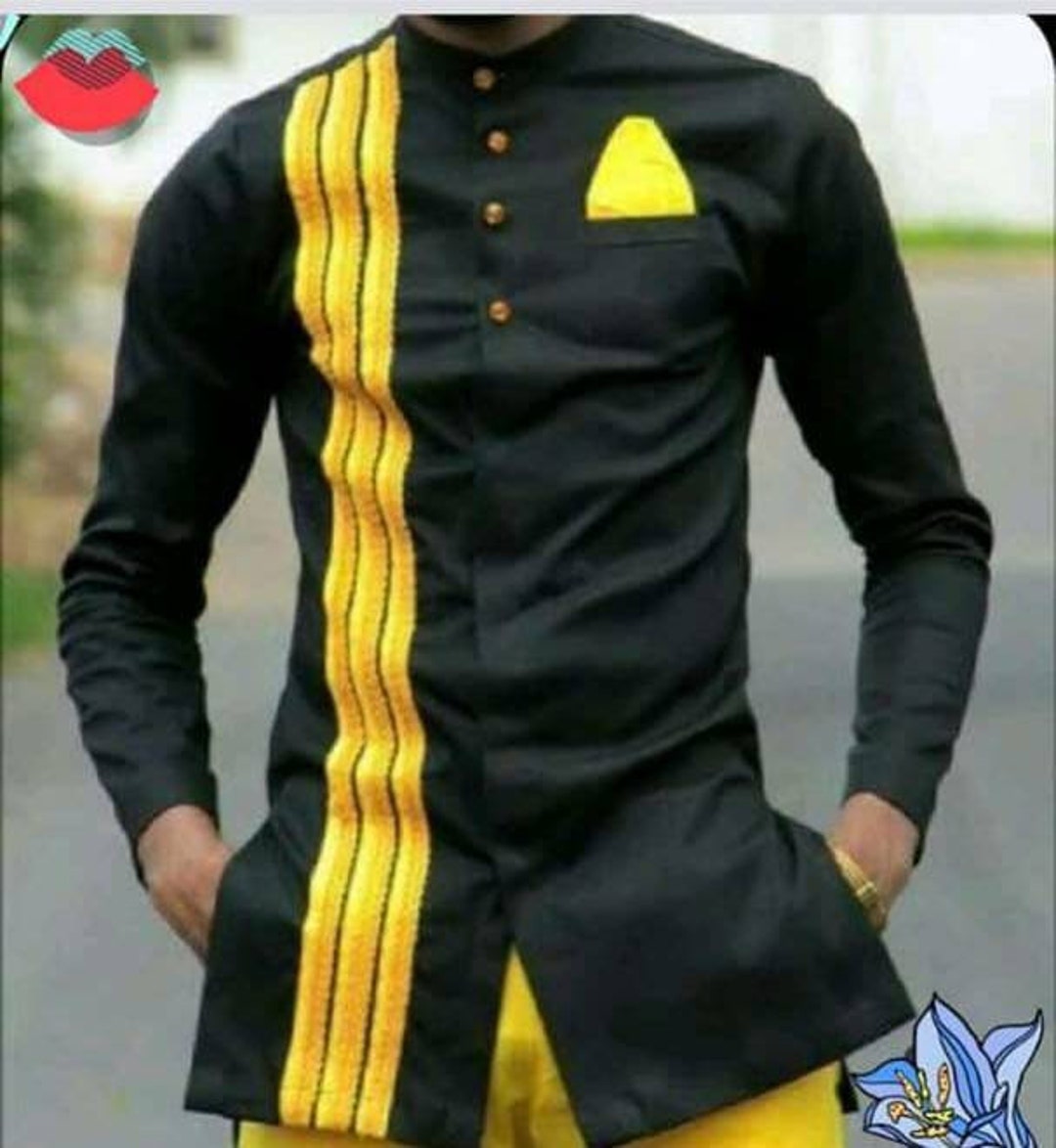 African Men's Dashiki, African Men's Clothing,african Attire, African ...
