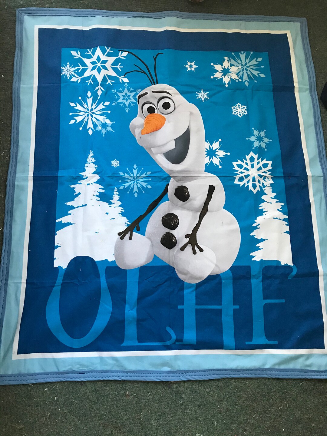 Disney Frozen/olaf Quilt - Etsy