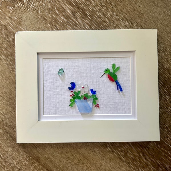 Seaglass Hummingbird - Etsy