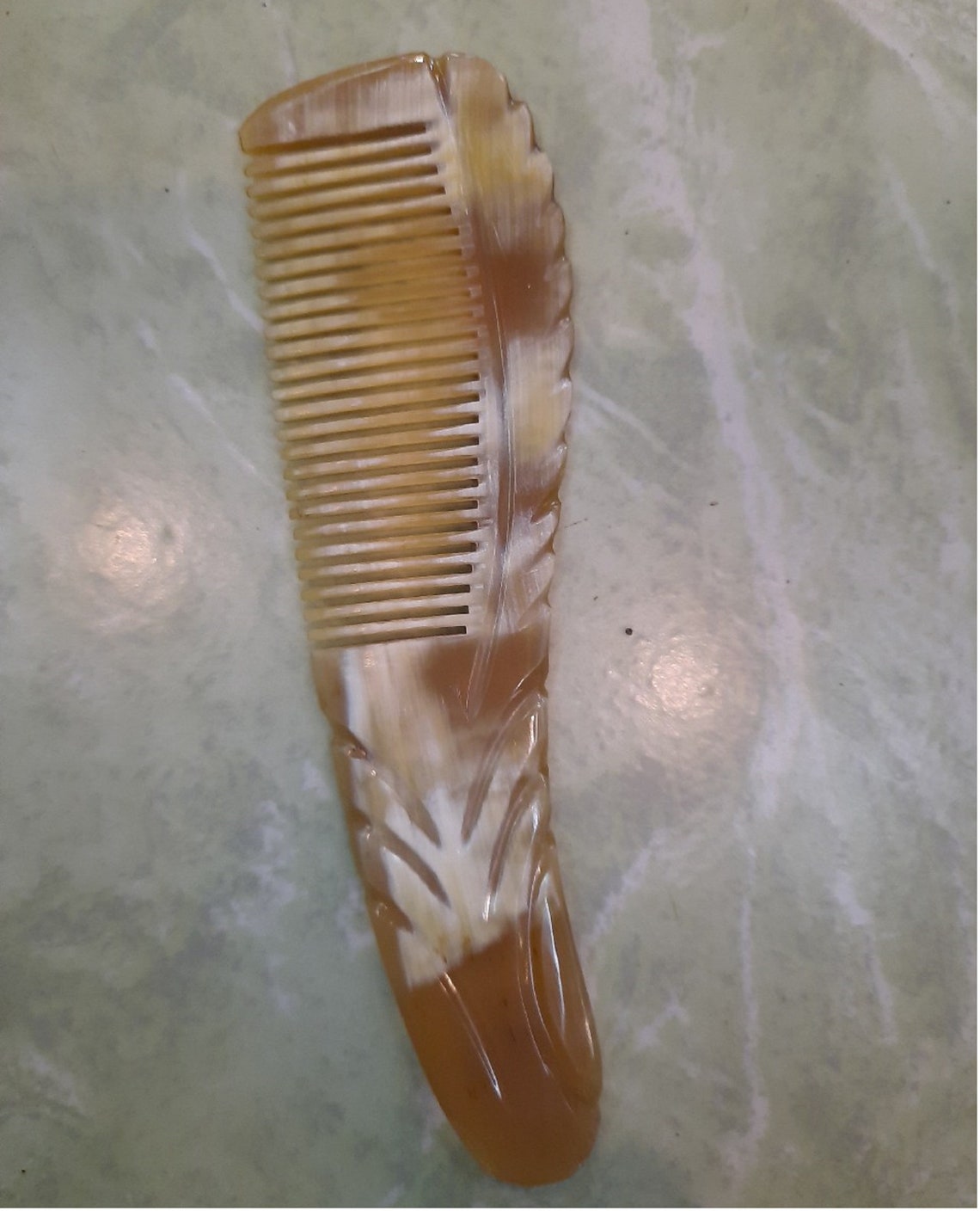 Handmade Buffalo Horn Comb, Anti Static, Unisex - Etsy