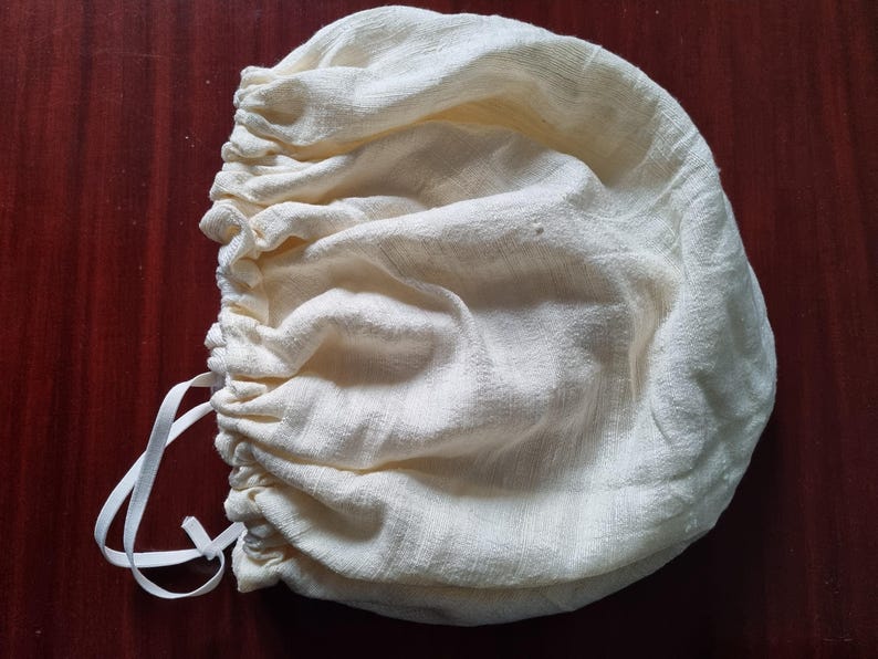 Adjustable Raw Silk Sleep Bonnet: Hypoallergenic Hair Cap - Etsy